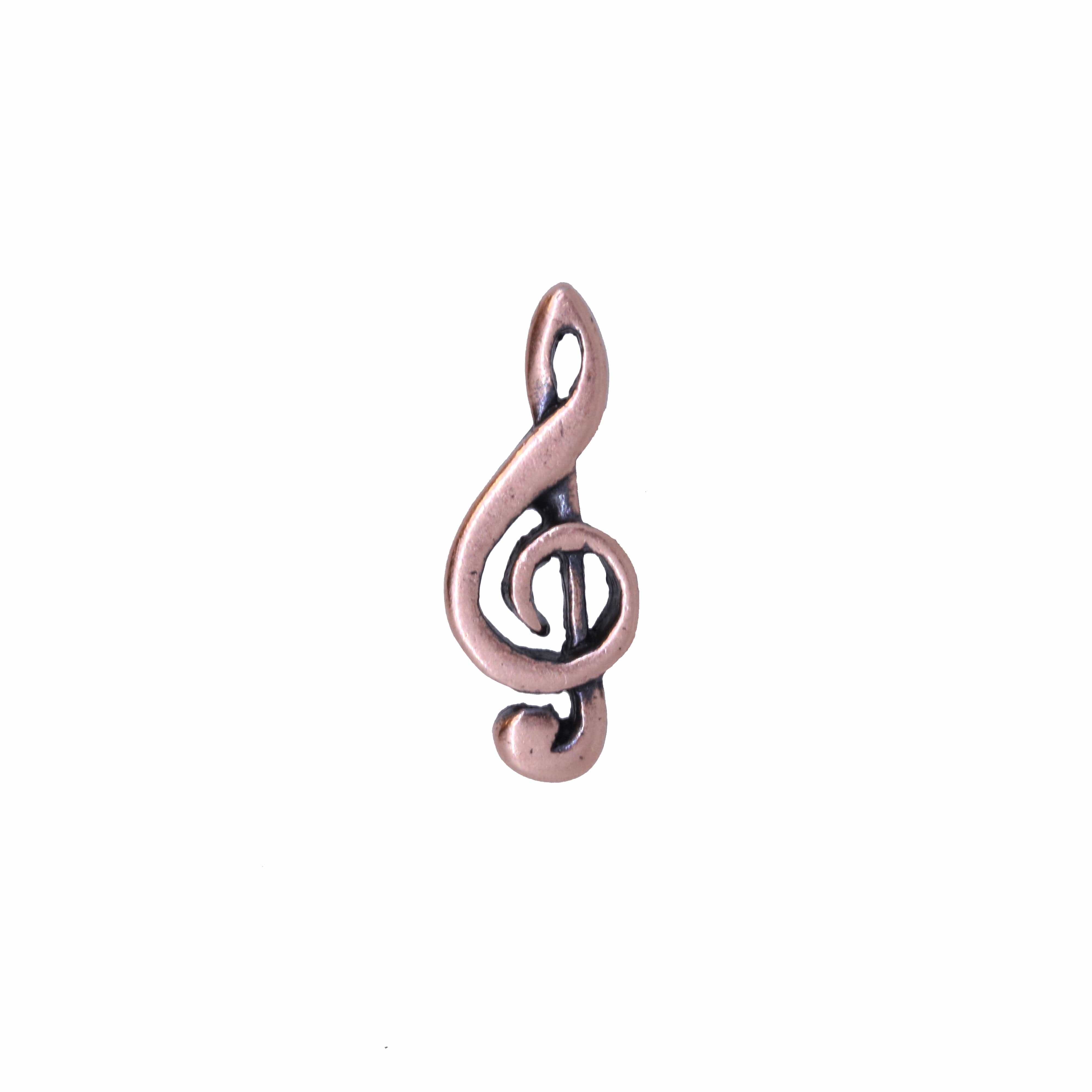 G-Clef Copper Lapel Pin