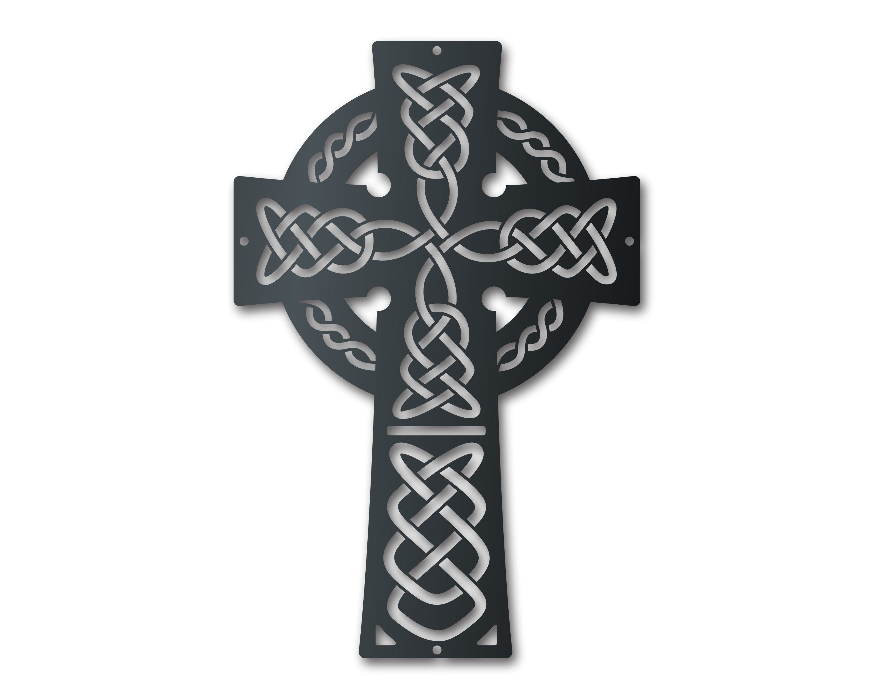 Metal Celtic Cross Wall Art | Indoor Outdoor | Up to 46" | Over 20 Col