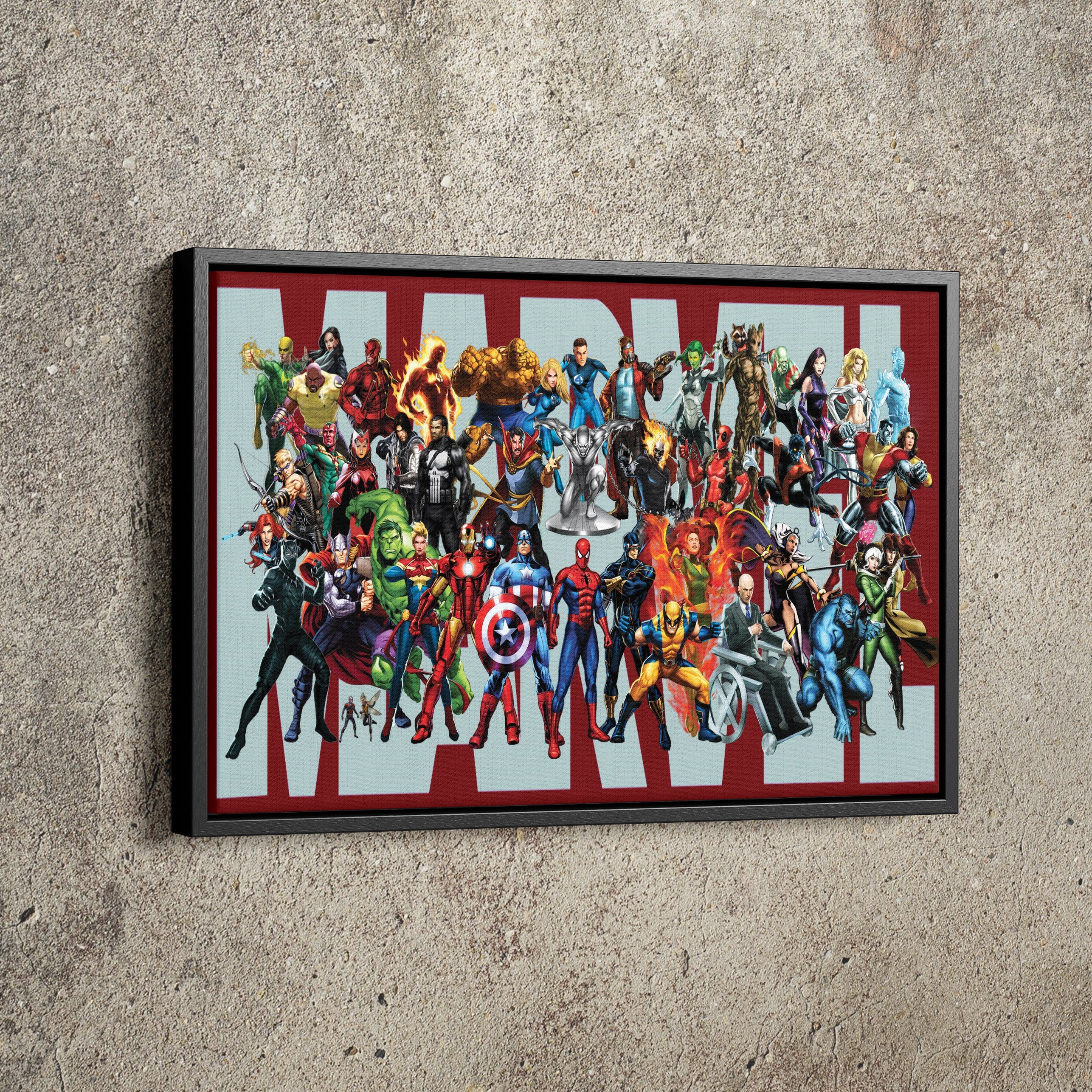 Marvel Superheroes Universe Poster Comics Hand Made Posters Canvas Pri