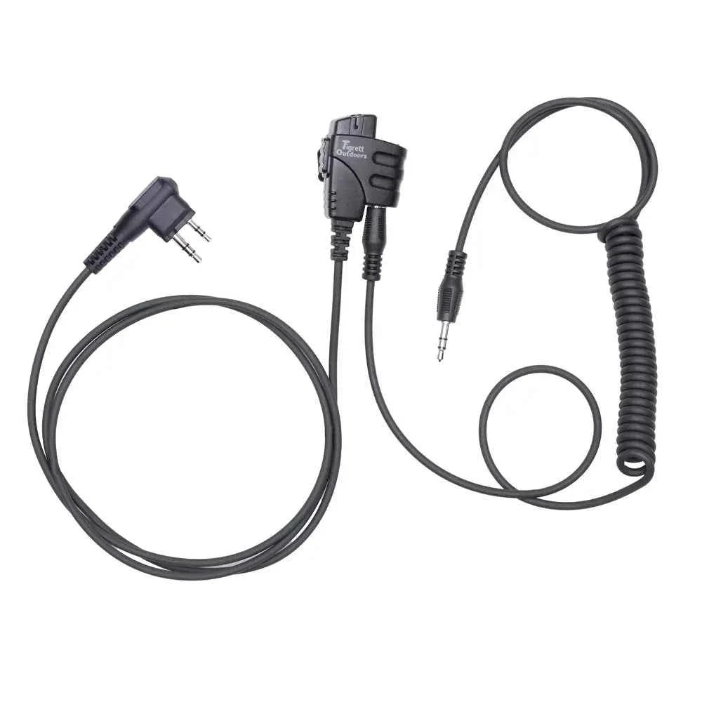 SMC cable (Shoot, Move, Communicate) Baofeng, Yaesu radios to Auxiliar