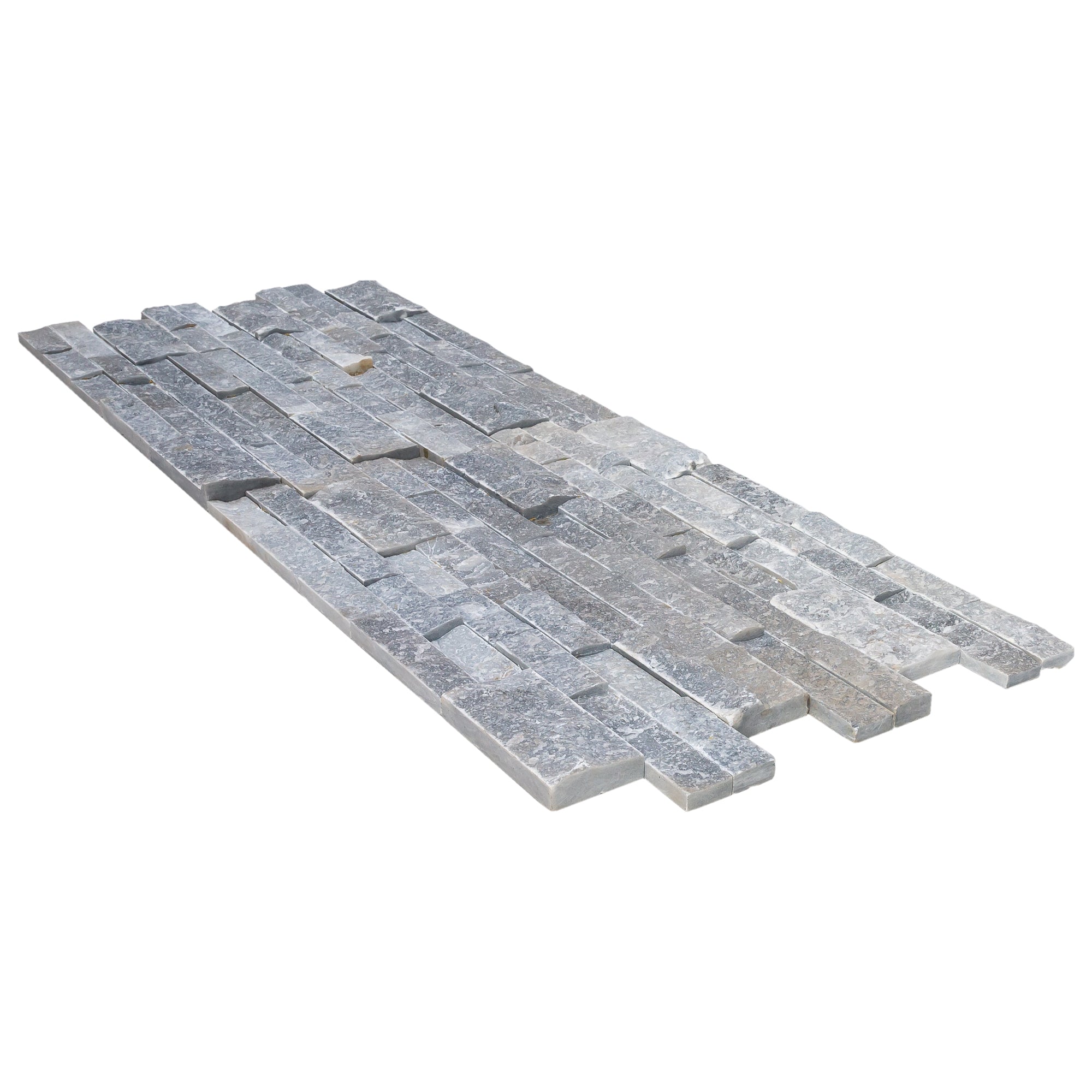 Bluestone Ledger 3D Panel 6"x24" Split-face Natural Marble Wall Tile