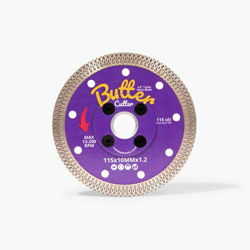 Calidad 4.5" Turbo Mesh Flush Mount "Butter Cutter" Grinder Blade (wit