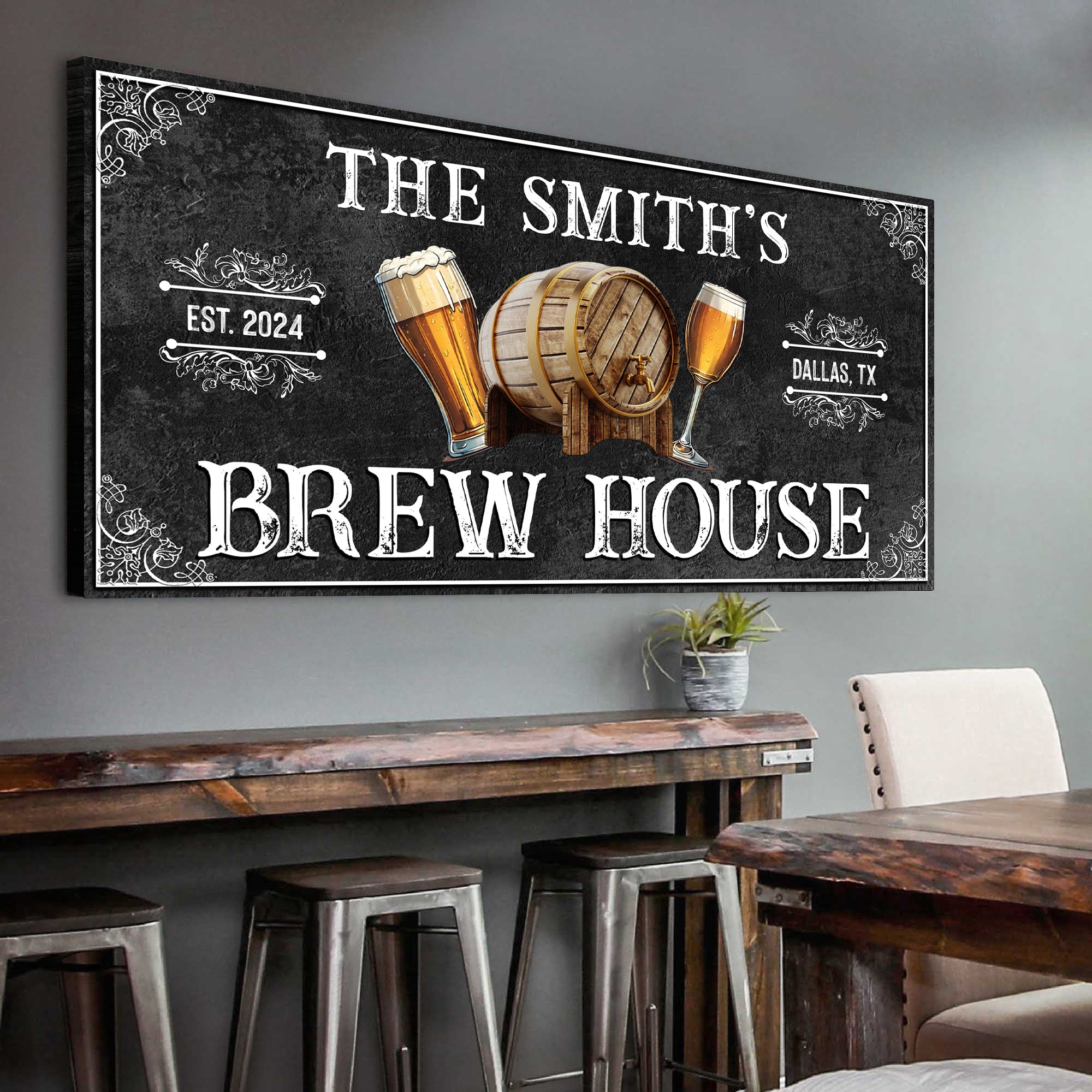 Custom Brew House Sign