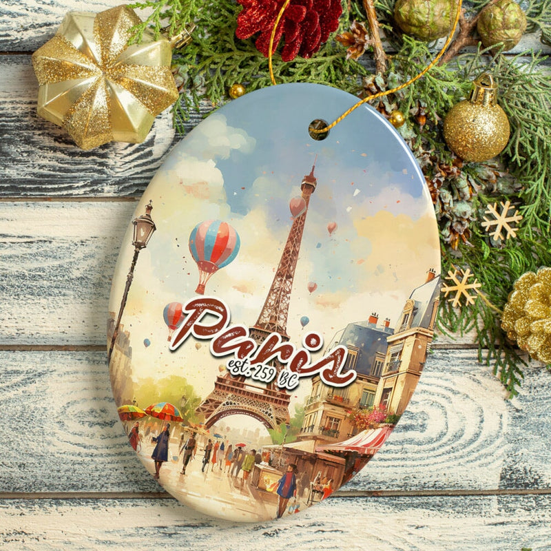 eiffel tower bauble