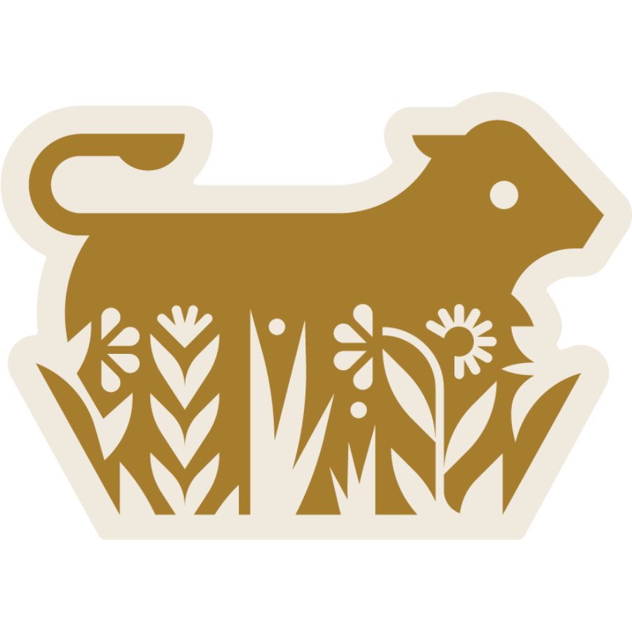 Cow Weather Resistant Sticker | HEARTlandia