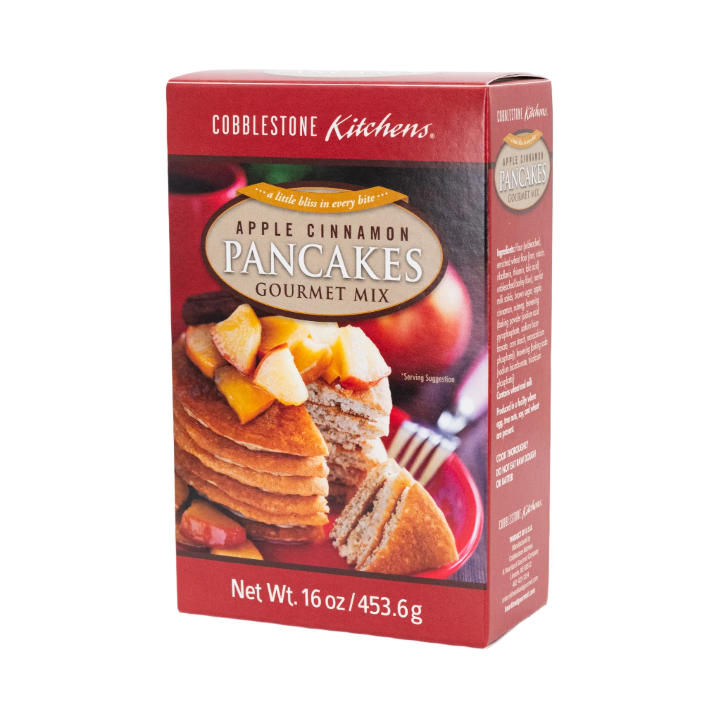 Apple Cinnamon Pancake Mix | 16 oz | Cobblestone Kitchen