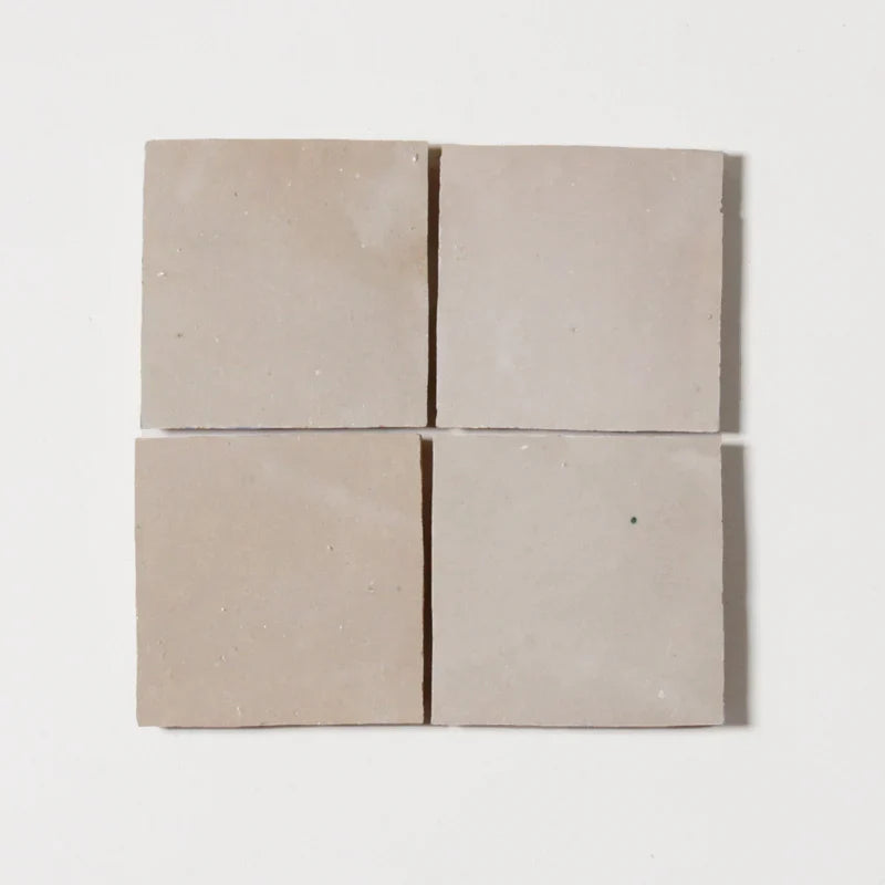 Oat Zellige 4"x4" by Tilesofezra