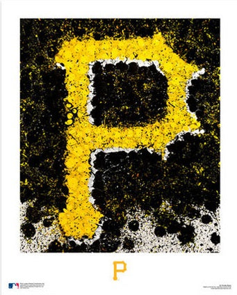 Pittsburgh Pirates Timothy Raines Logo Art 16" x 20" Baseball Photo