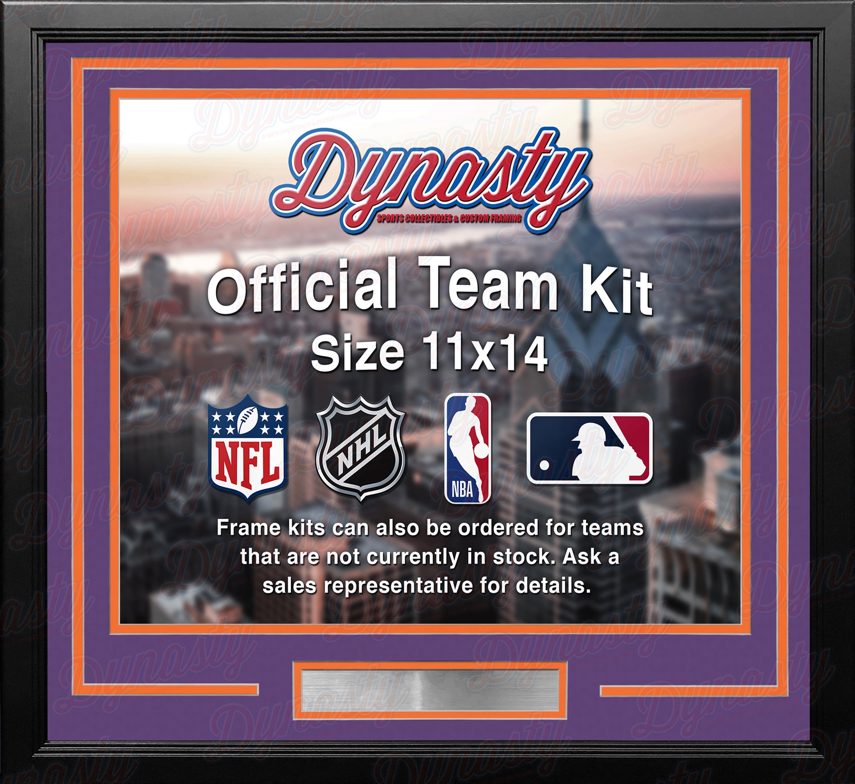 Phoenix Suns Custom NBA Basketball 11x14 Picture Frame Kit (Multiple C
