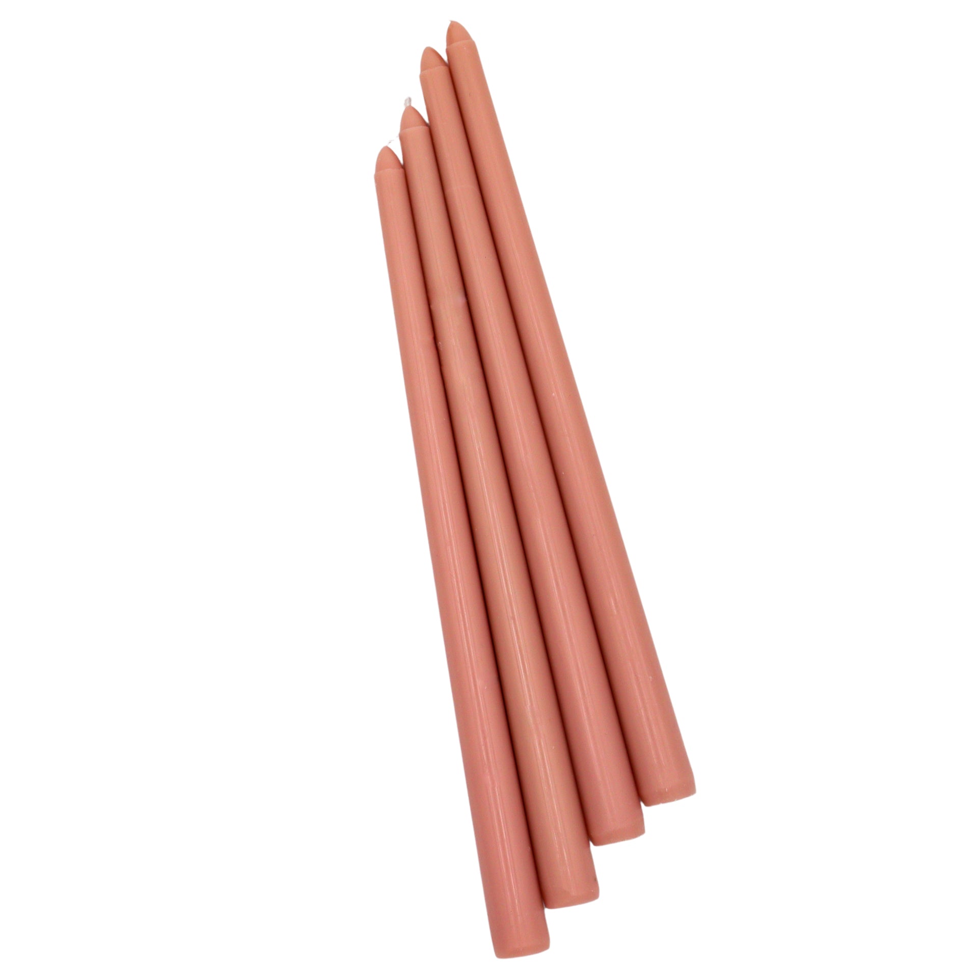 Extra Tall Rose Glow Taper Candle, 1 Case of 24 Packs (4 Candles per P
