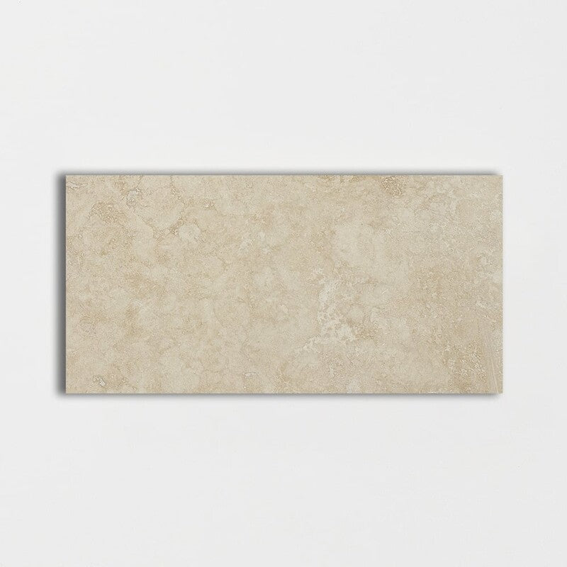 Ivory Honed 12"x24" Filled Travertine Tiles