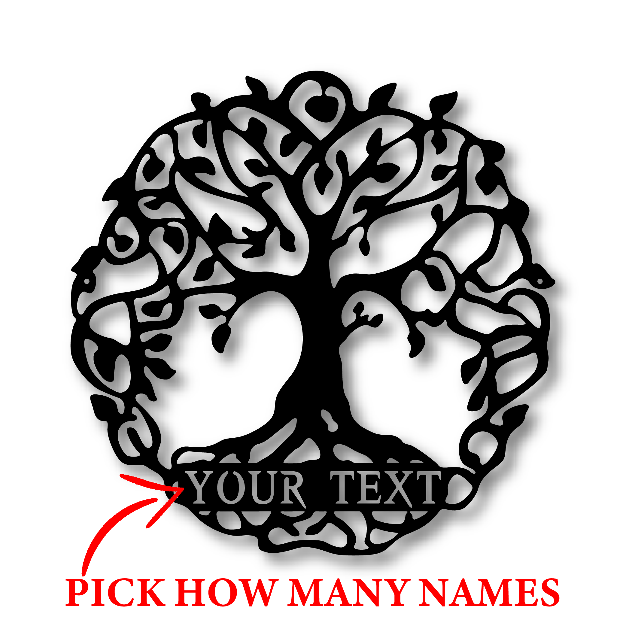 Family Tree Of Life Monogram