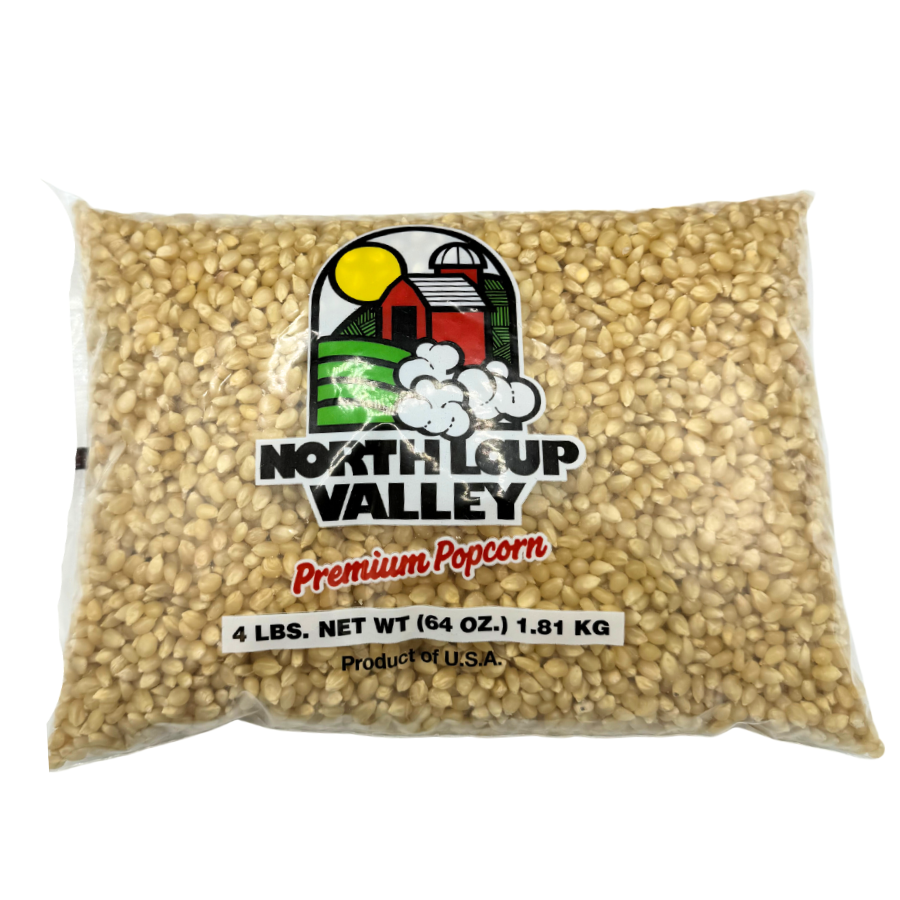 White Un-Popped Popcorn | Pops with Fewer Hulls | All Natural Whole Gr