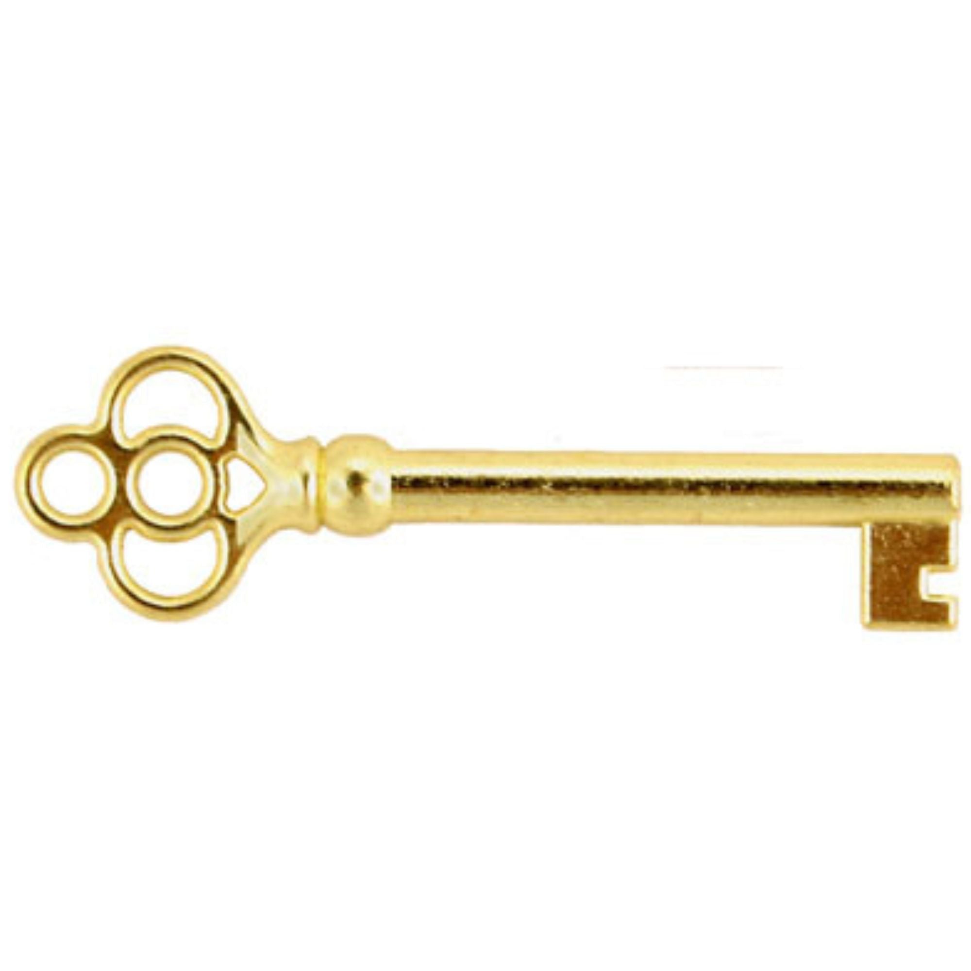 Classic Brass Skeleton Key: Elegance and Functionality for Timeless St