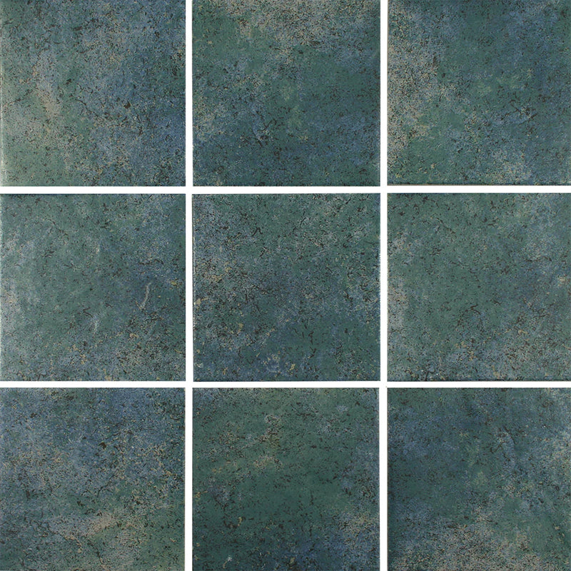 Aquamarine 6"x6" Porcelain Pool Tile Baltic II Series - Aquatica
