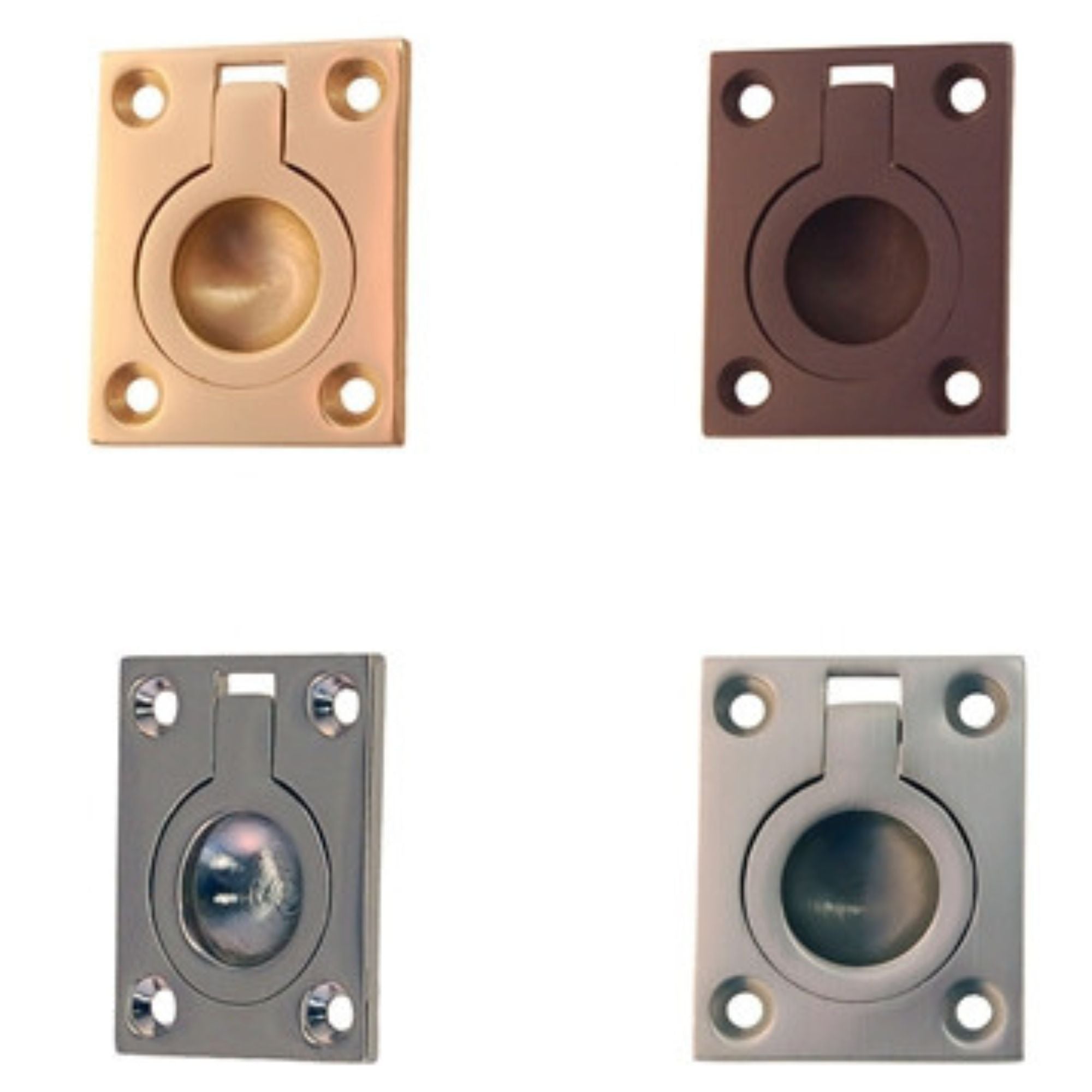 Flush Recessed Finger Pull: Elegant and Functional Design in 4 Finishe