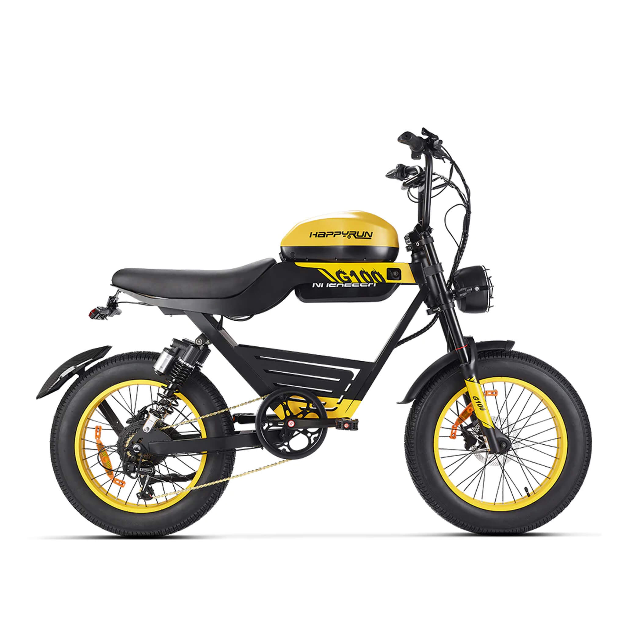 HappyRun G100 (G100 Pro) Long Distance Electric Fat Tire Bike Motorcyc