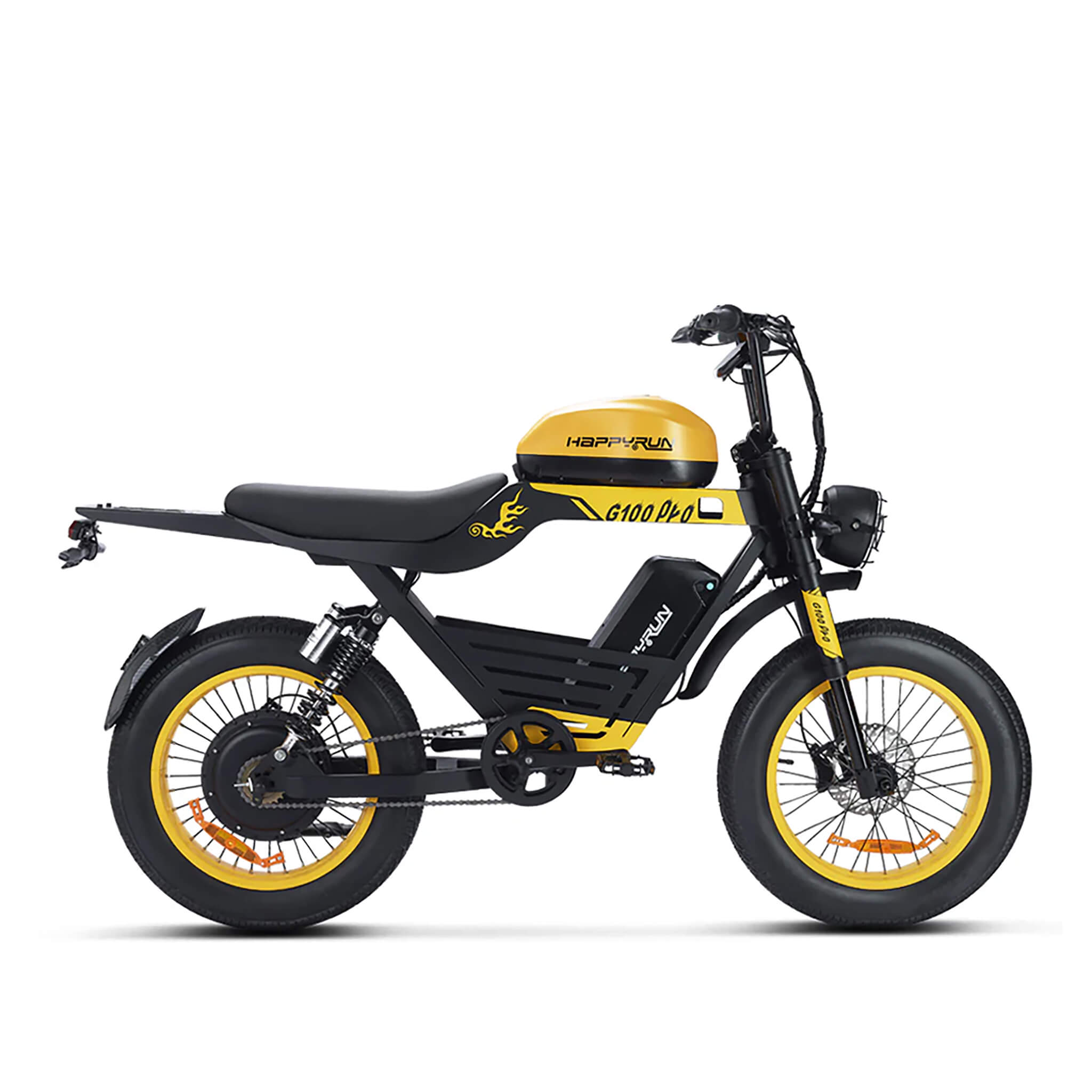 HappyRun G100 (G100 Pro) Long Distance Electric Fat Tire Bike Motorcyc