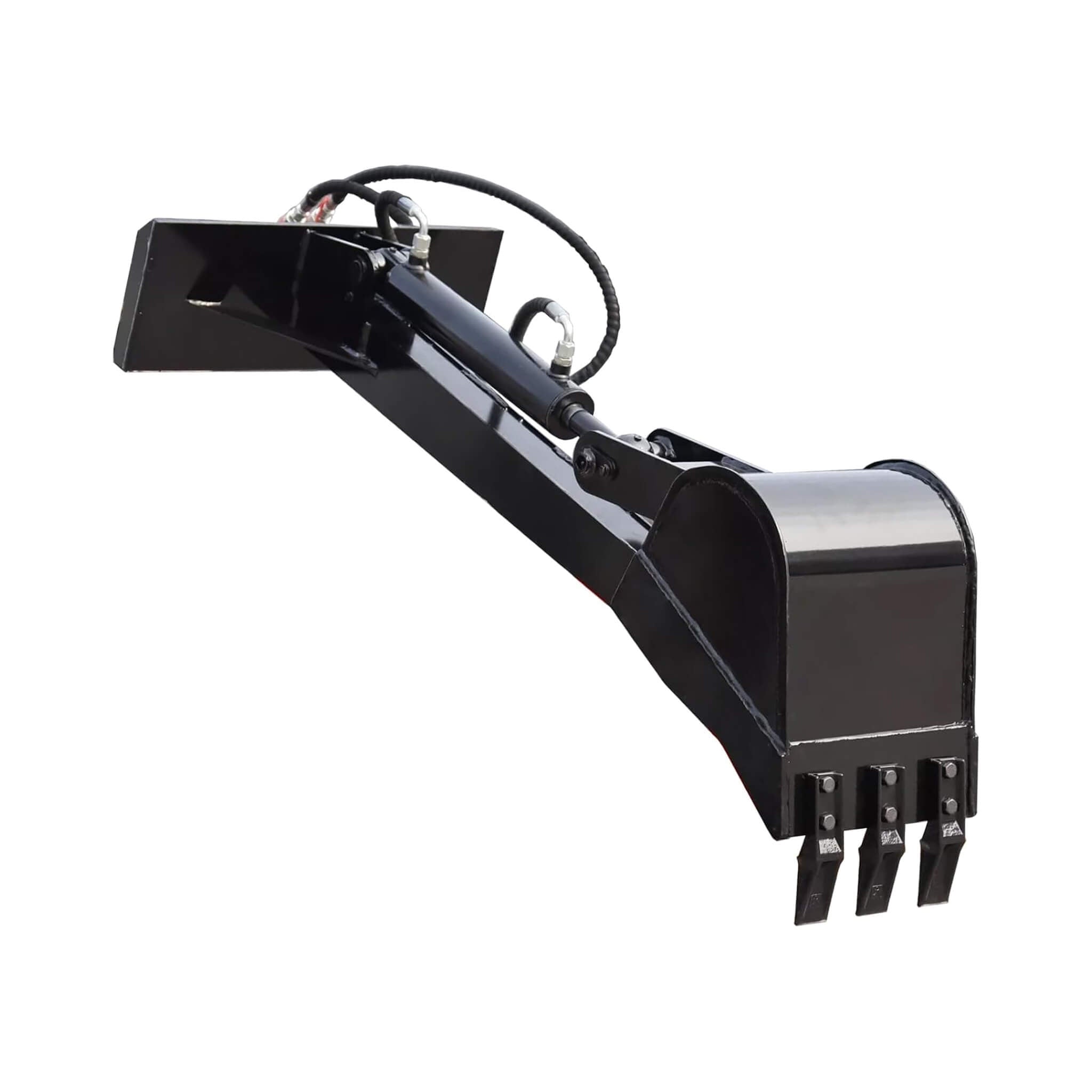 Heavy-Duty Skid Steer Fronthoe Attachment With 12-Inch Bucket (SAK9572
