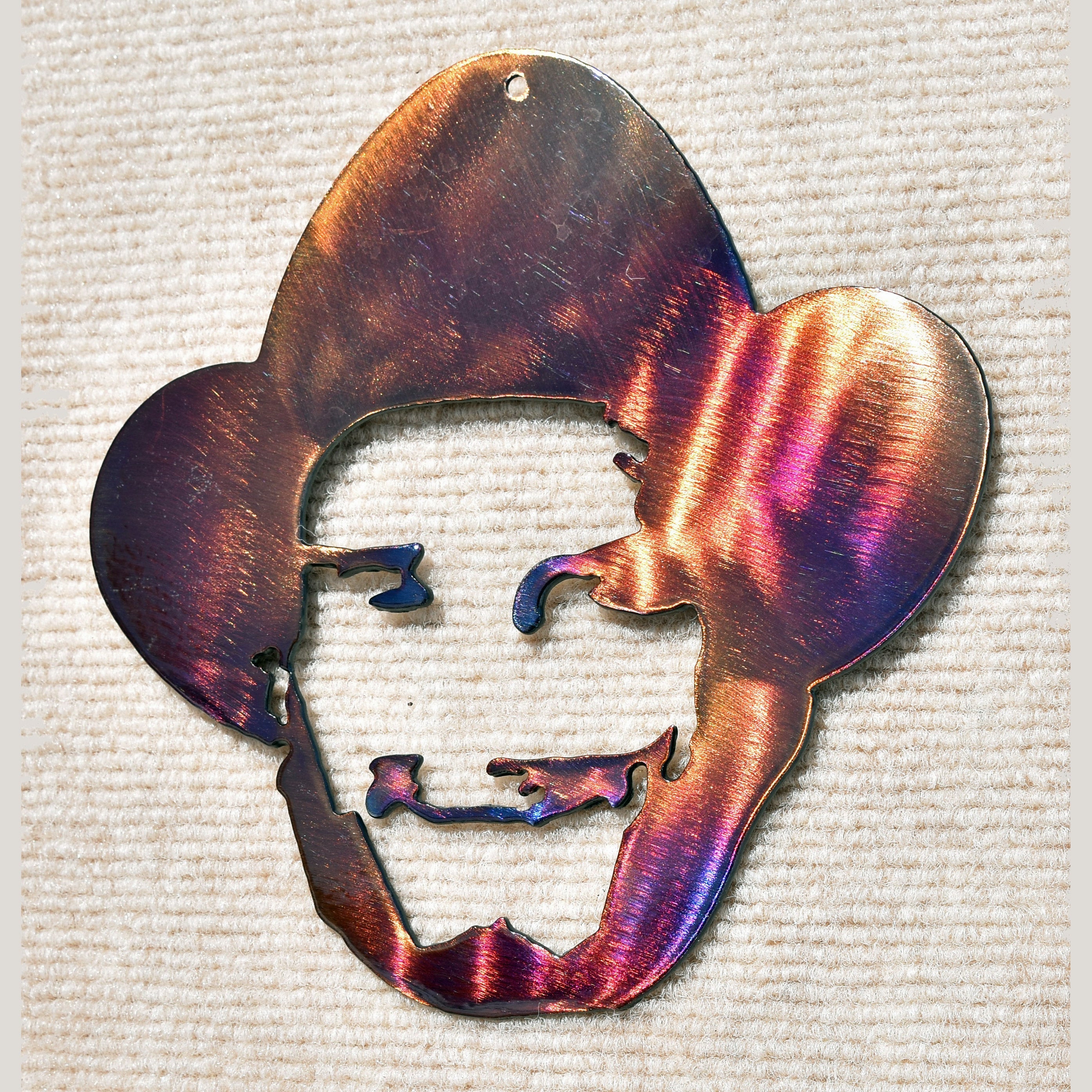 Merle Haggard Metal Art