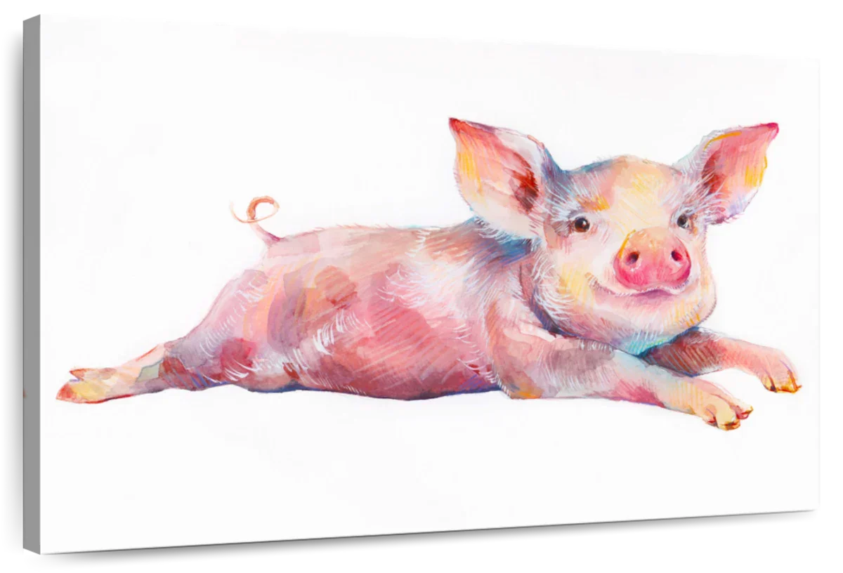 Precious Piglet Wall Art