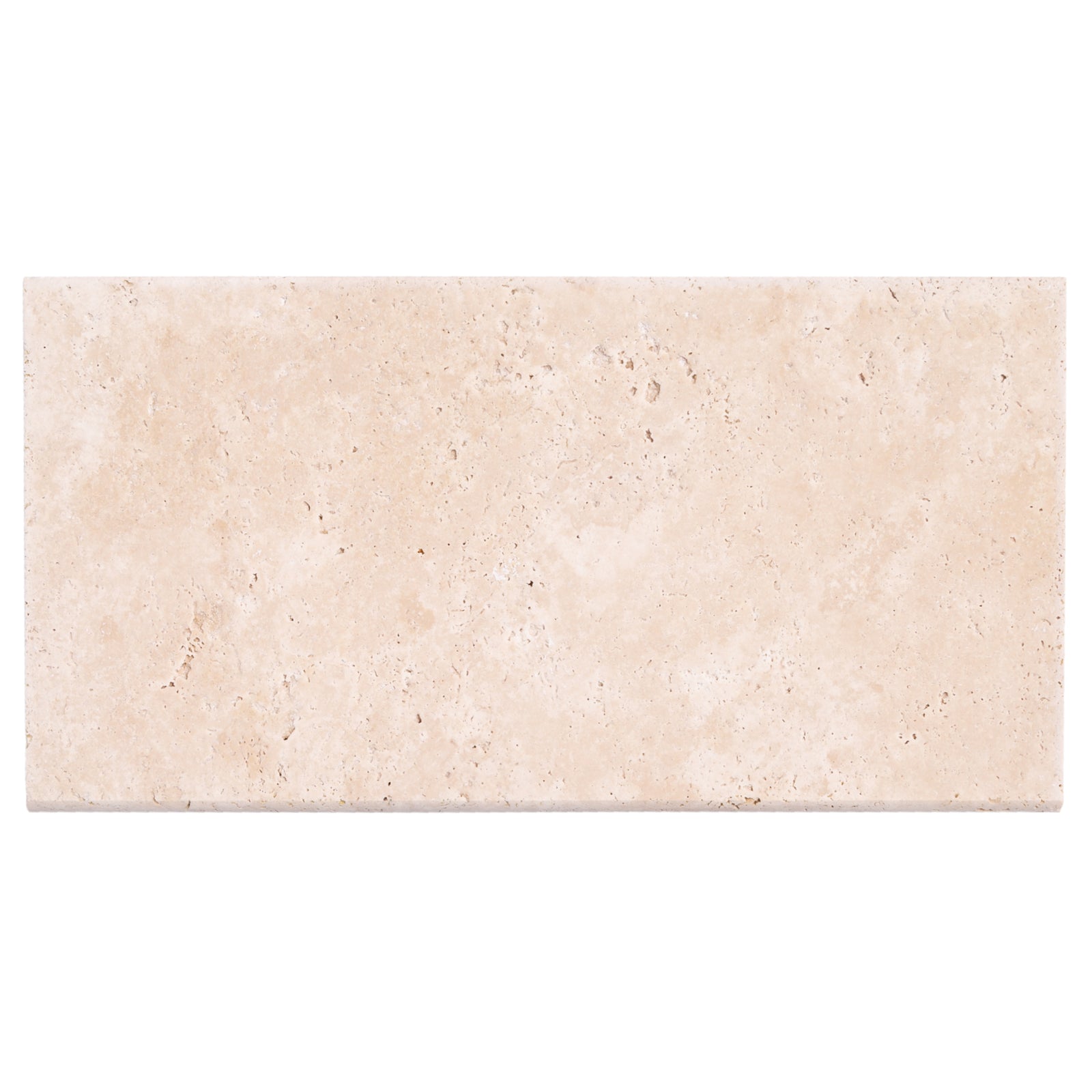 Miletos Ivory 12"x24" Tumbled Travertine Pool Coping