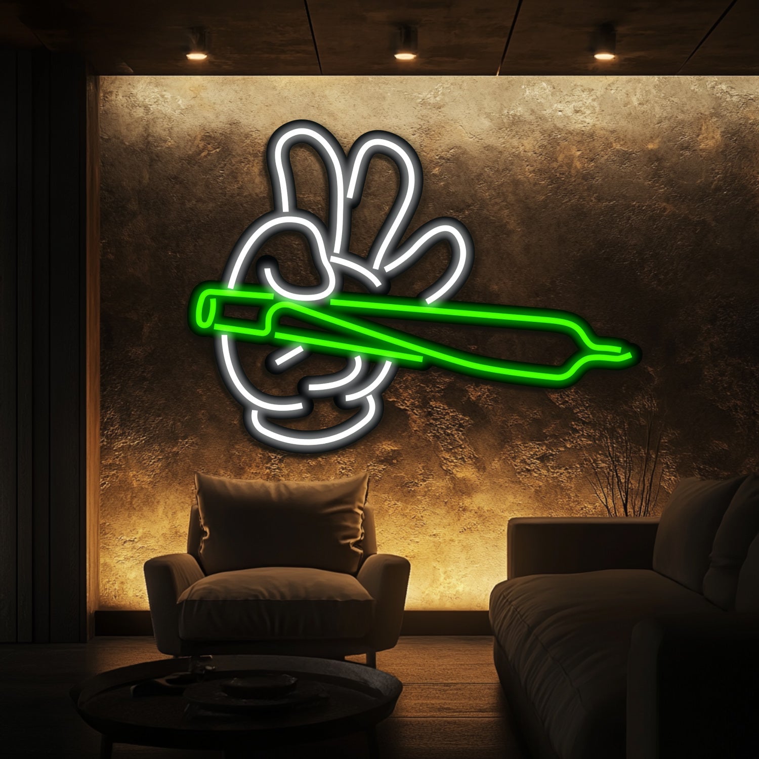 Weed Metal Neon Wall Art- LN0253