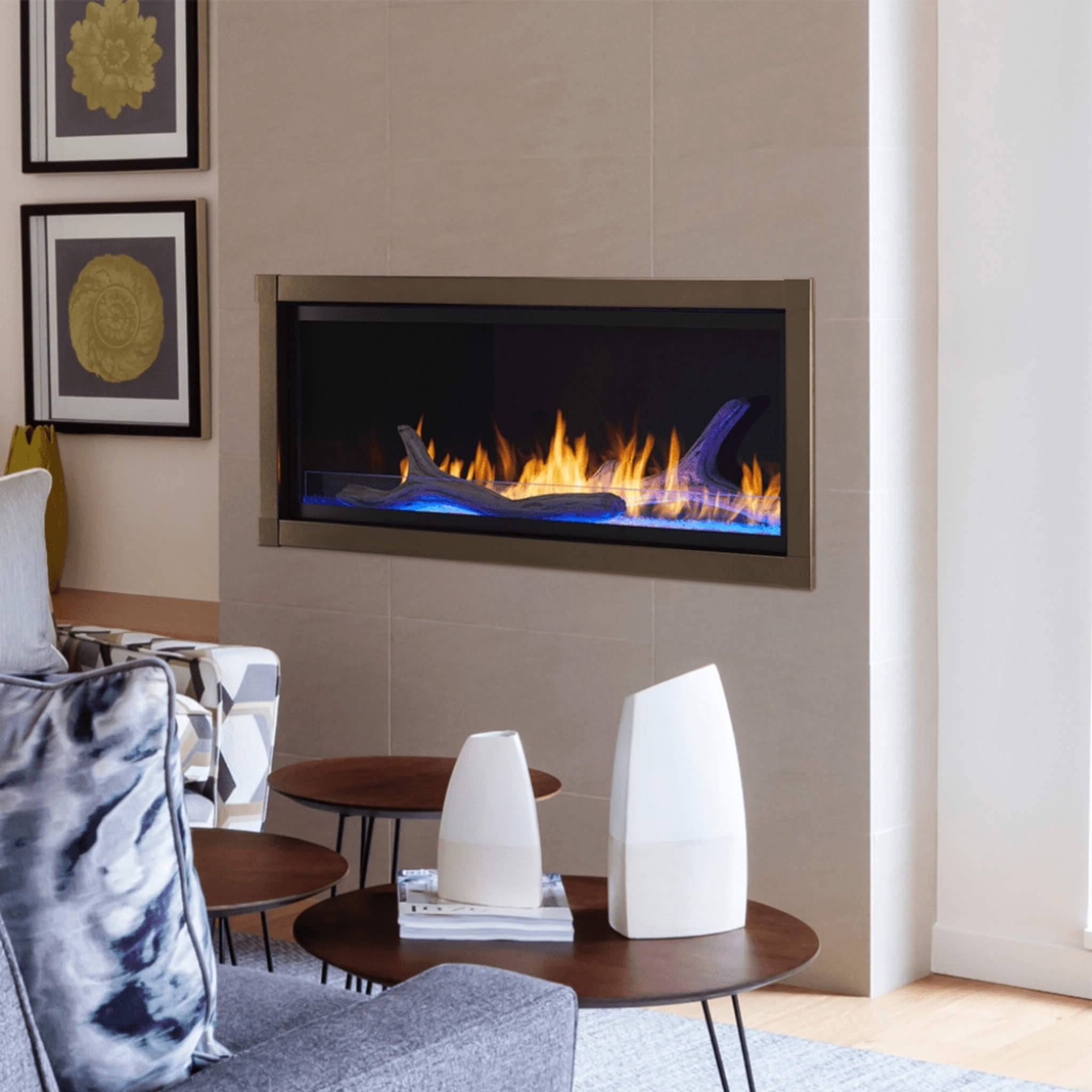Monessen Artisan 48-Inch Vent-Free Linear Fireplace With IPI Plus Elec