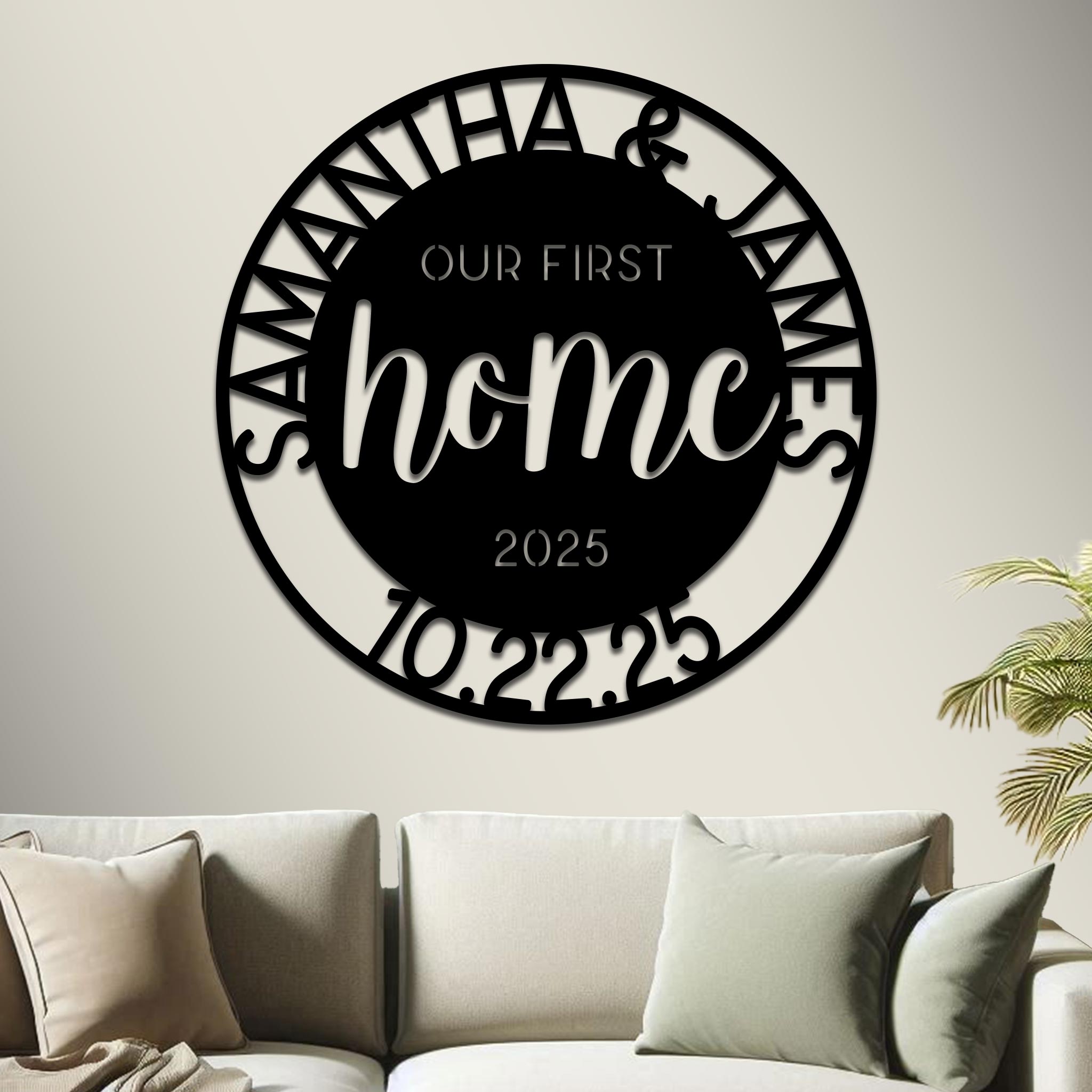 Our First Home Sign