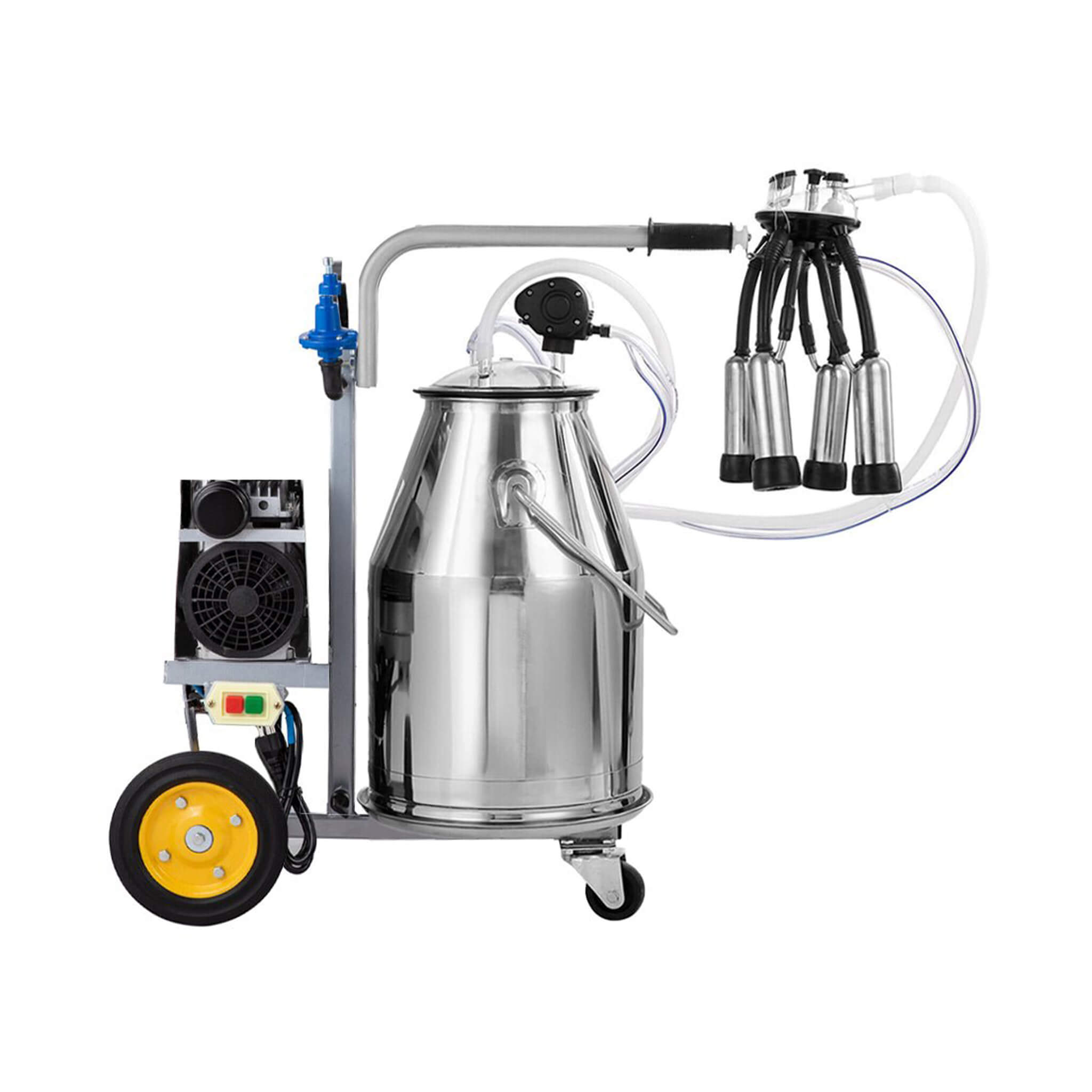 Premium Electric Cow Goat Milking Machine With Milk Bucket, 25L (SAK83