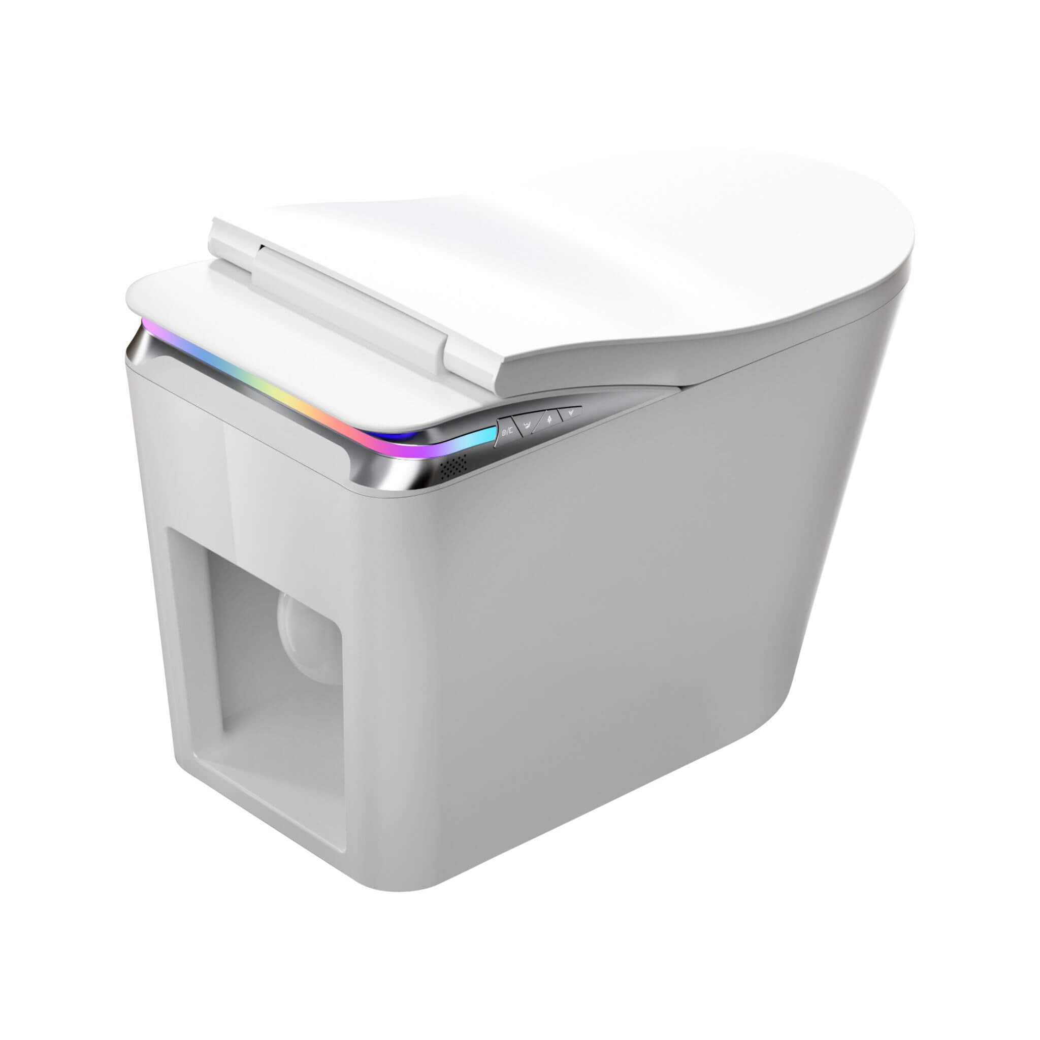 Premium Smart Auto Flush Toilet With Foot Sensor, Remote, Heated Seat