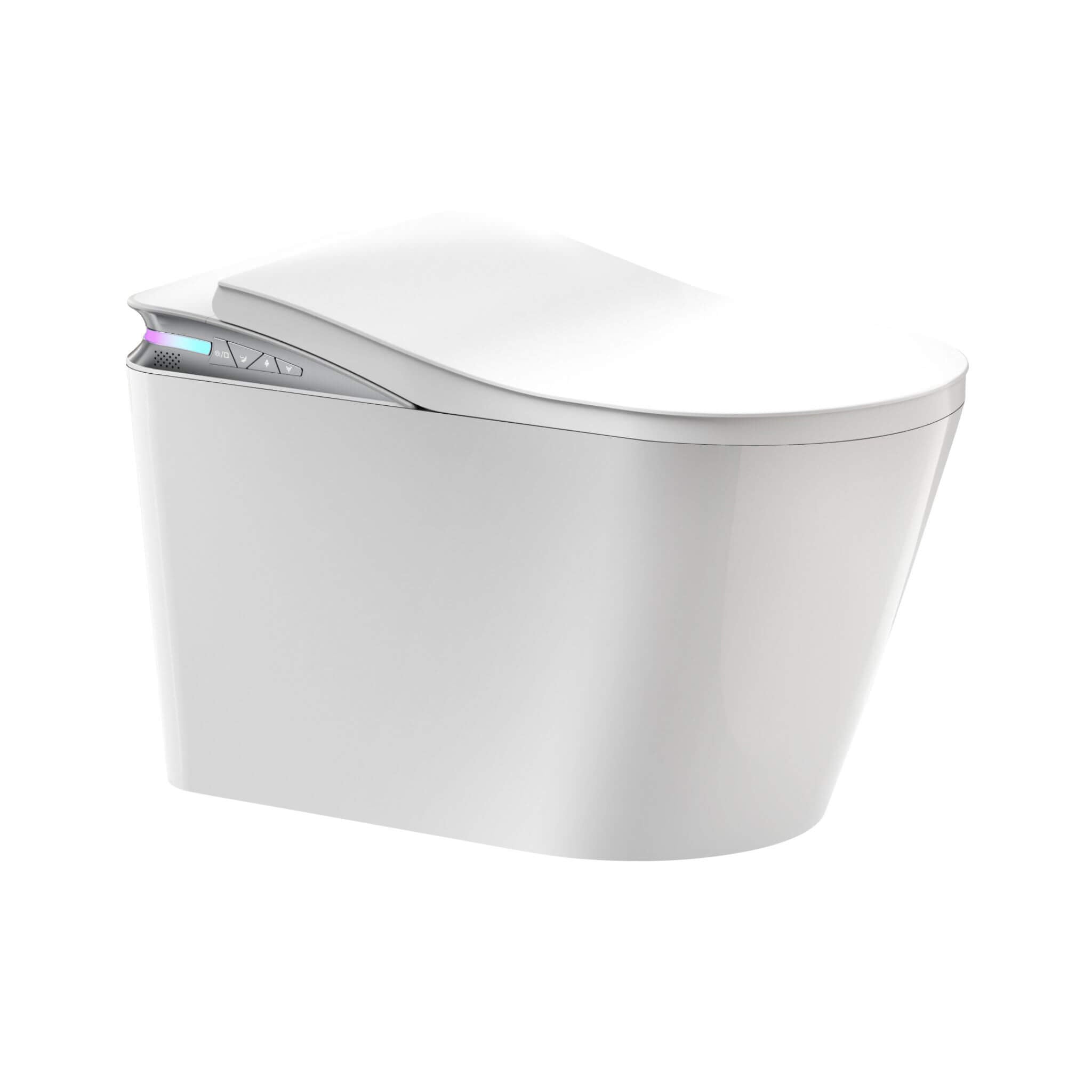 Premium Smart Auto Flush Toilet With Foot Sensor, Remote, Heated Seat