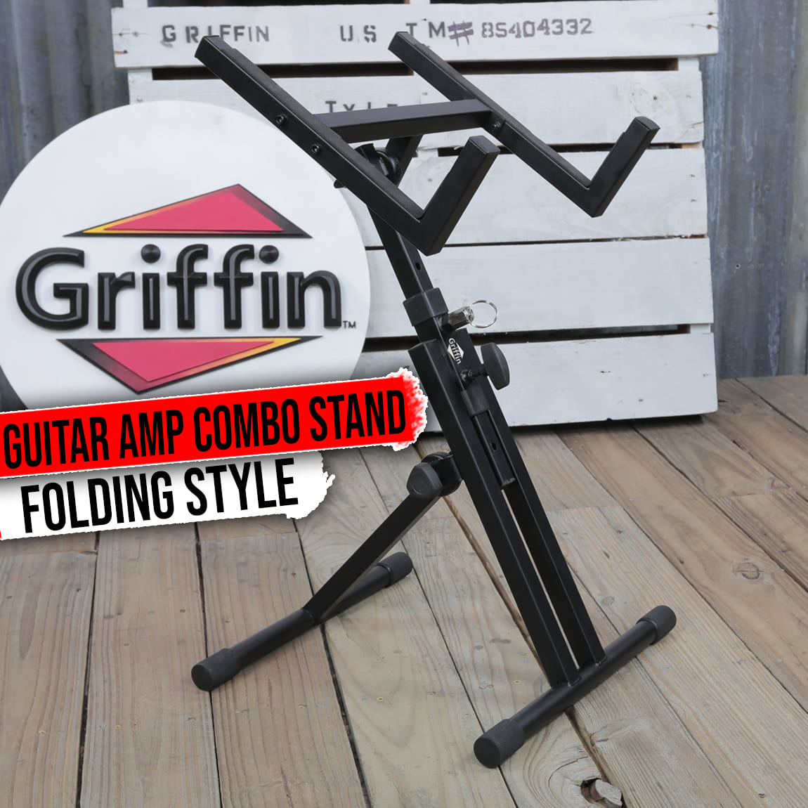 Guitar Combo Amplifier Stand by GRIFFIN | PA Speaker Karaoke Monitor H
