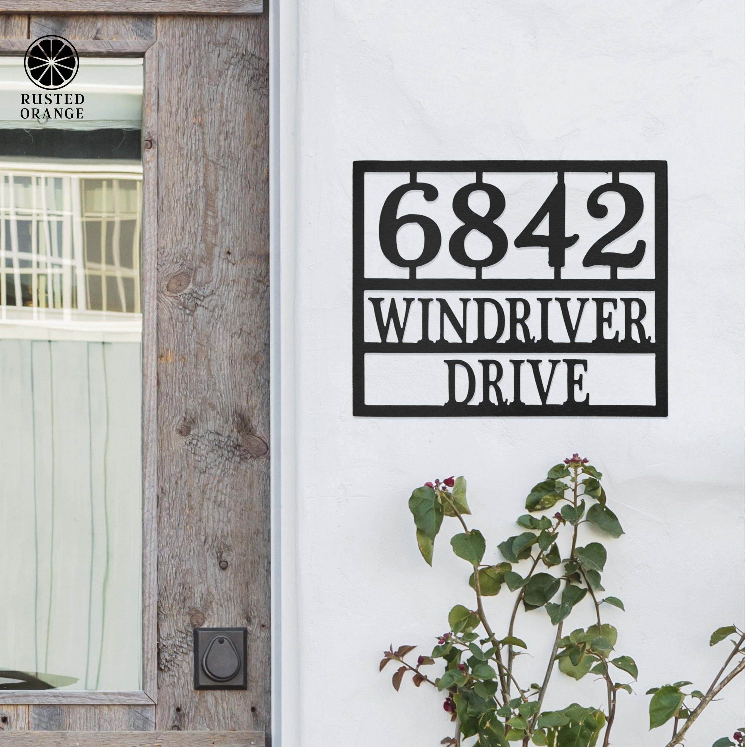 Why the Long Address - 3 Sizes - Address Numbers for Houses Plaque