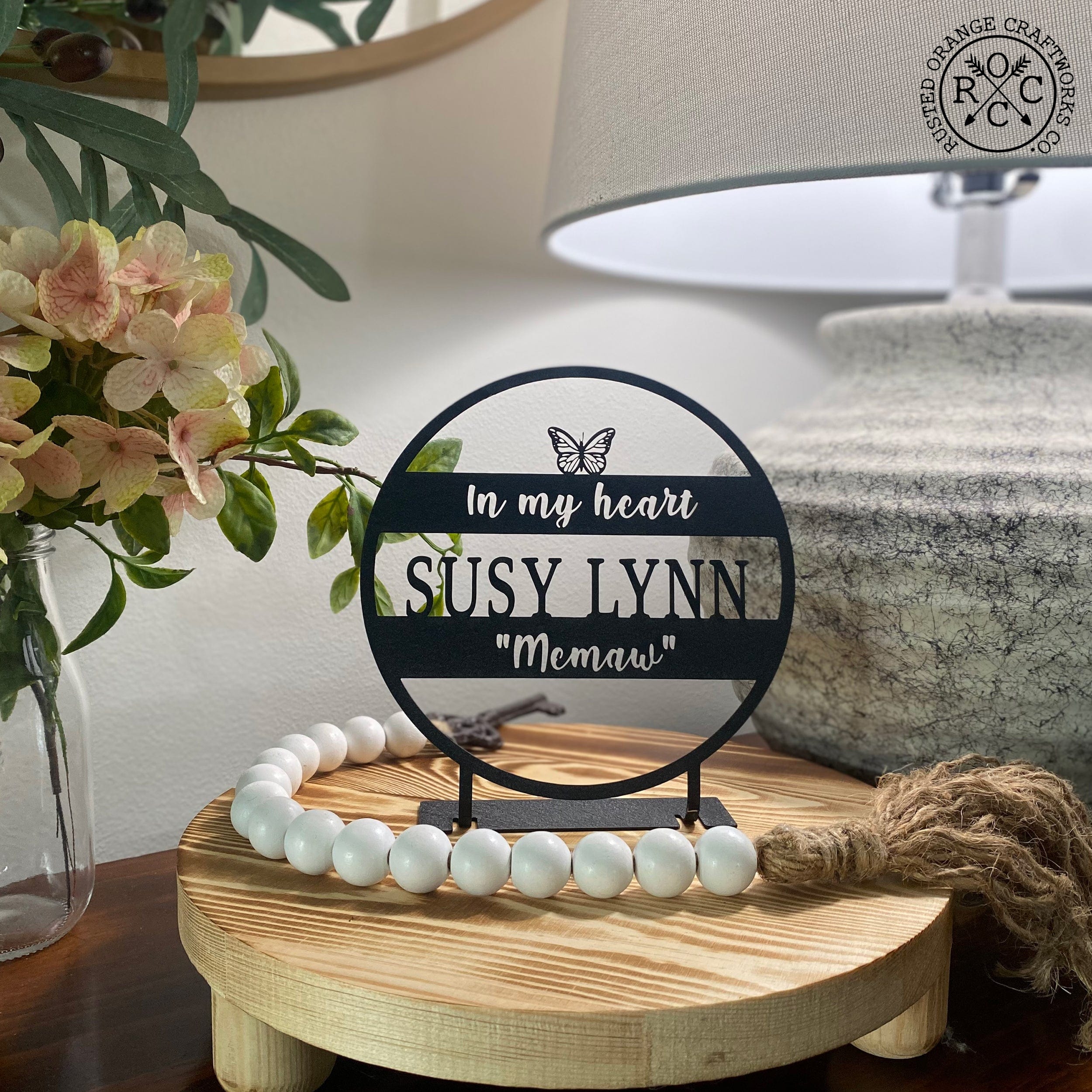 In Memory of Tabletop Plaque - Home Decoration Memorial Plaque for Lov