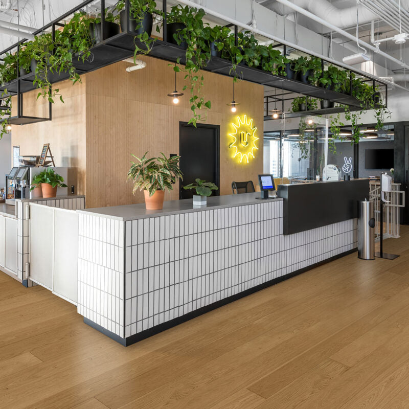 7 Ply Engineered Wood 9" Wide 87" RL Long Plank French White Oak Rylan