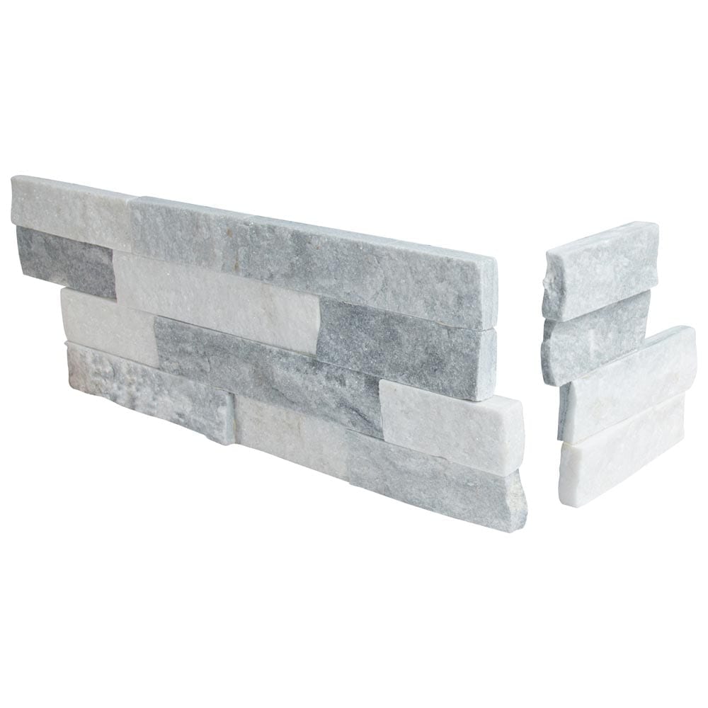 MSI Rockmount Alaska Gray Splitface Ledger Corner Wall Tile