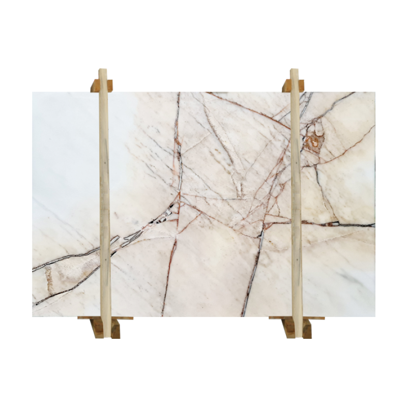 Agora Gold Light Beige Marble Slabs Polished - Livfloors Collection