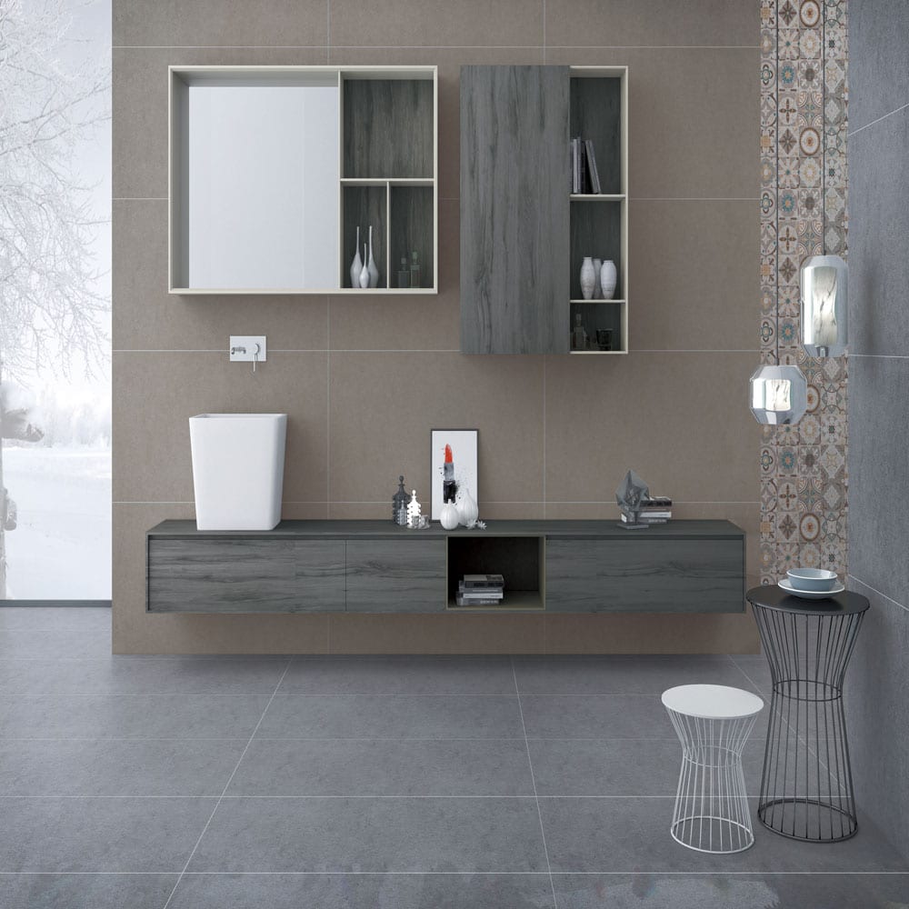 MSI Dimensions Graphite Matte Porcelain Floor & Wall Tile