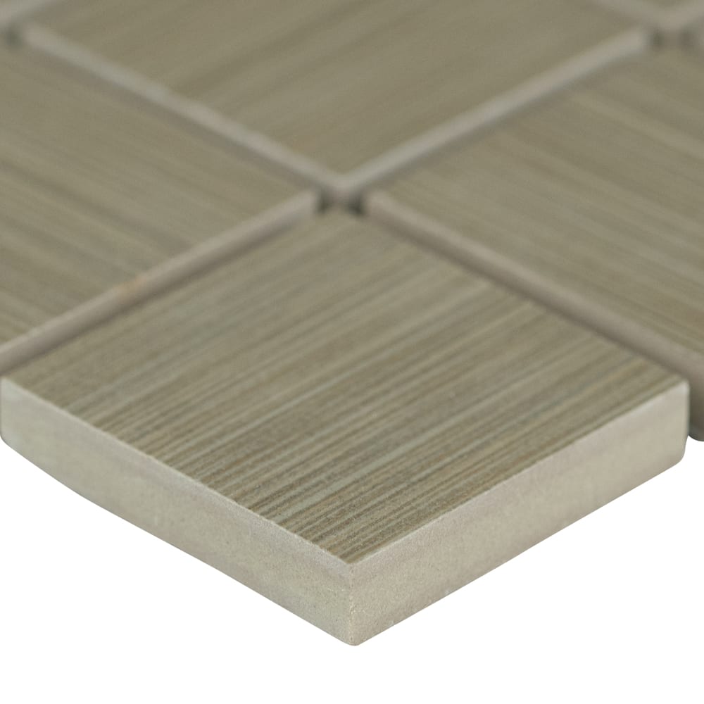 MSI Focus Olive Porcelain Mesh-Mounted Mosaic Tile