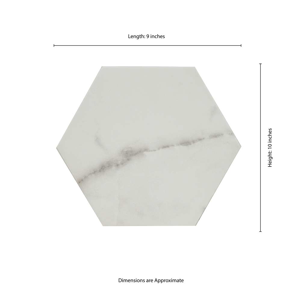 MSI Hexley Marbello 9"x10.5" Hexagon Matte Porcelain Field Tile