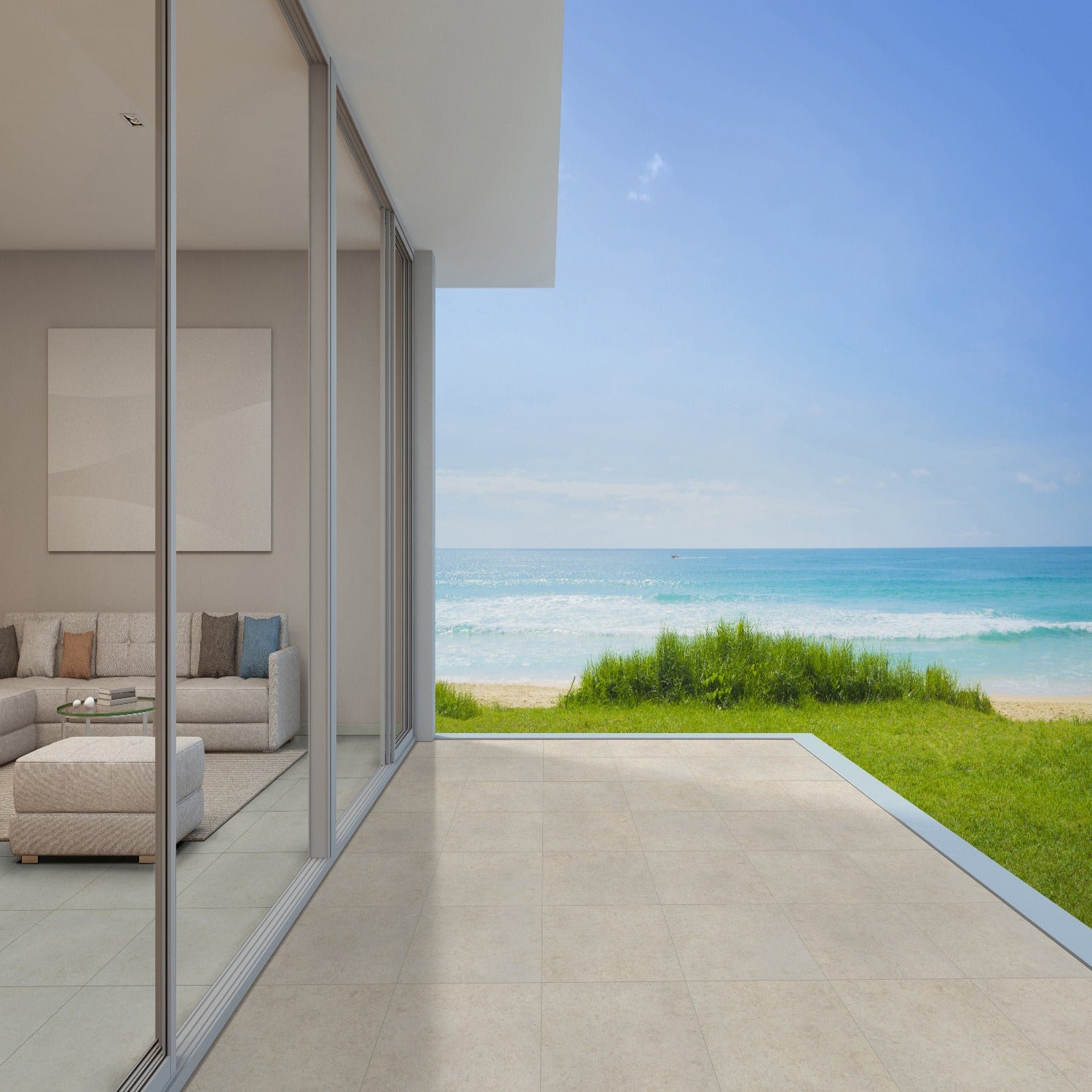 MSI Arterra Myra Ivory 24"x24" Porcelain Paver Floor Tile