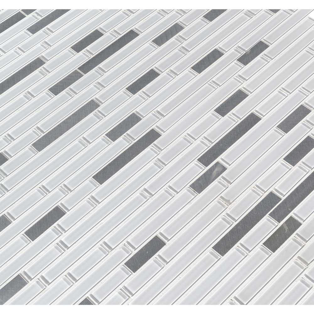 MSI Lucid Sky Interlocking Mesh-Mounted Mosaic Tile Pattern