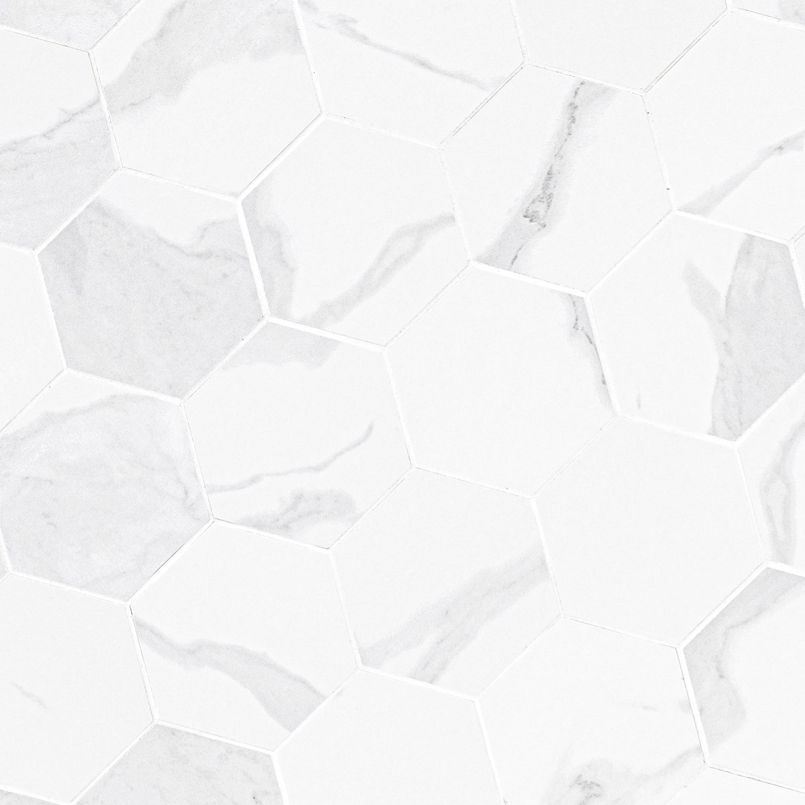 MSI Eden Statuary 12"x12" Matte 3" Hexagon Porcelain Mosaic Tile