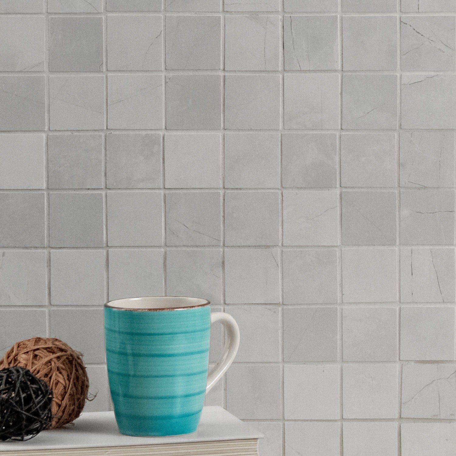 MSI Sande Gray 12"x12" Matte Porcelain Mosaic Tile