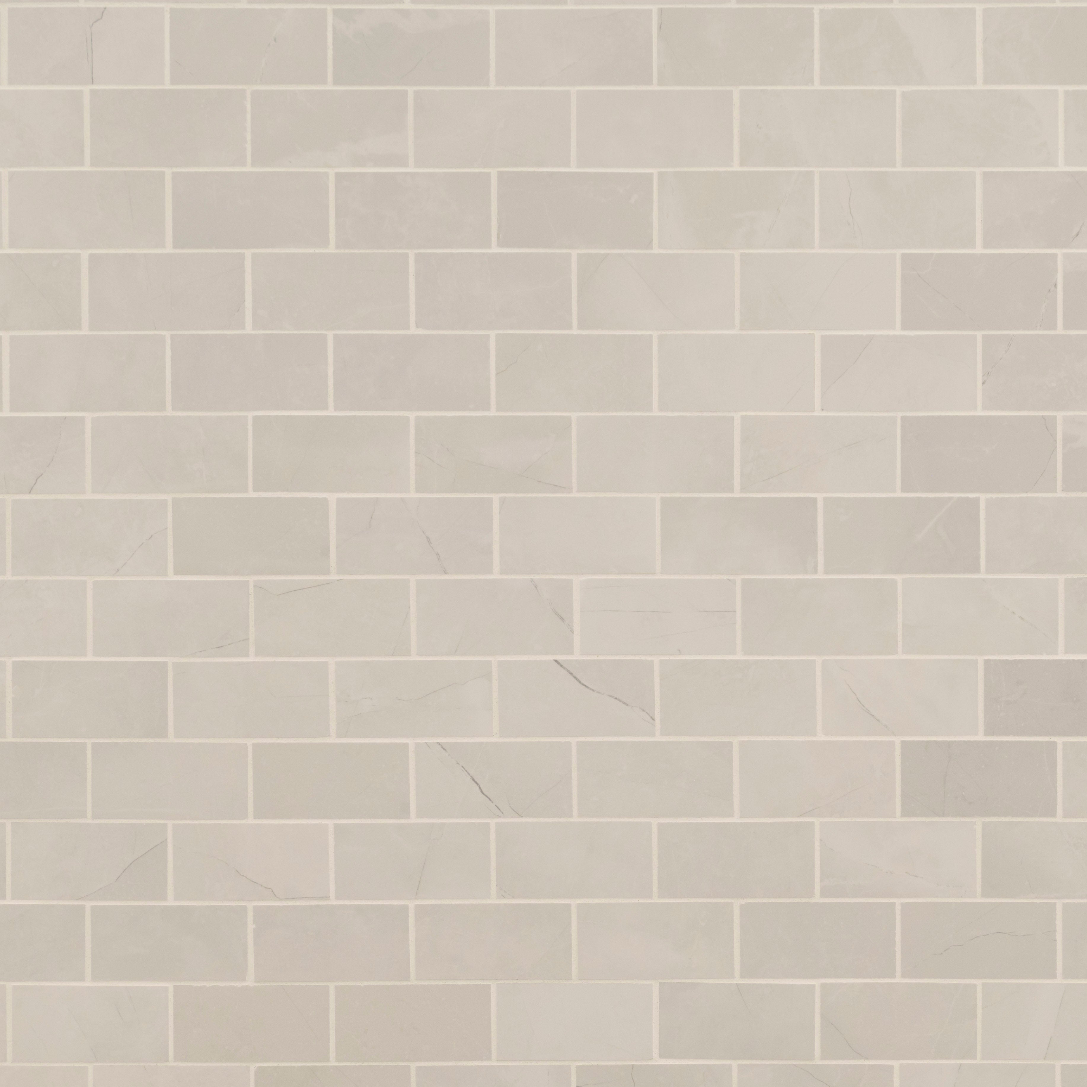 MSI Sande Ivory 12"x12" Polished Porcelain Mosaic Tile
