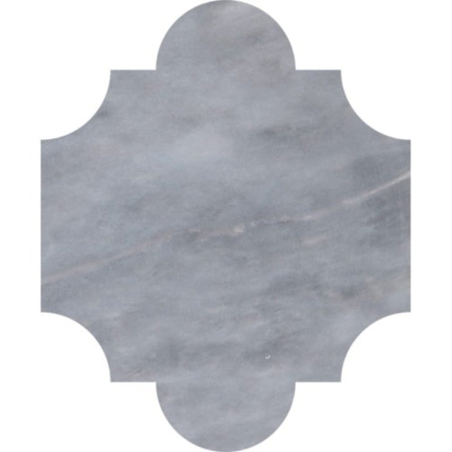 San Felipe Foster Light 8"x9 3/4" Polished Marble Waterjet Decos