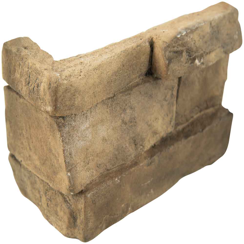 MSI Terrado Peninsula Earth Corner Stacked Natural Manufactured Stone