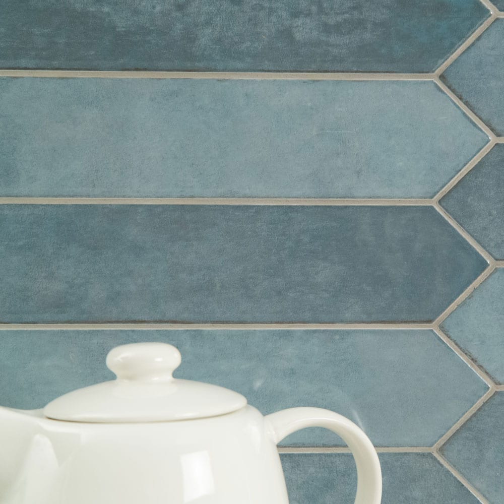 Renzo Denim Pickett Ceramic Wall Tile 2.5"x13" Glossy