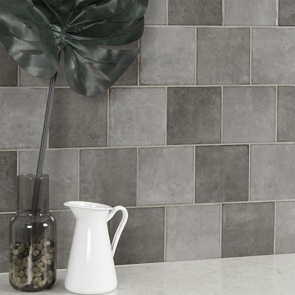 MSI Renzo Storm Ceramic Gray Wall Tile Glossy